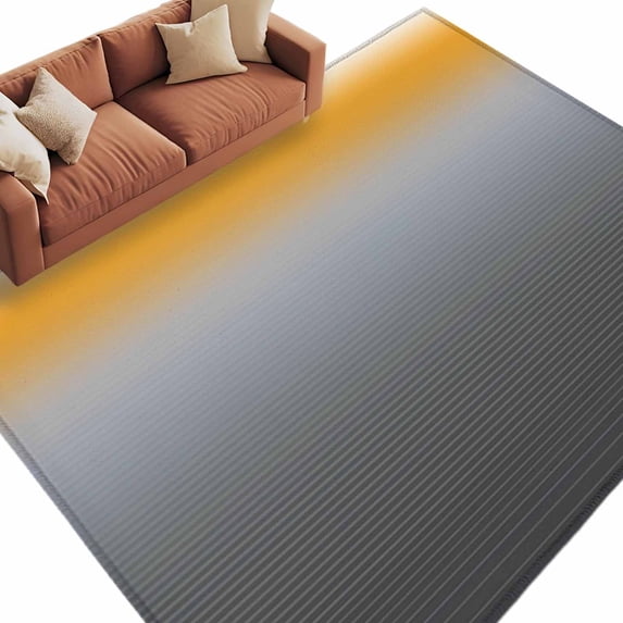 Area Rug 5x8ft, Modern Minimalist Stripe Art Washable Rugs for Living ...