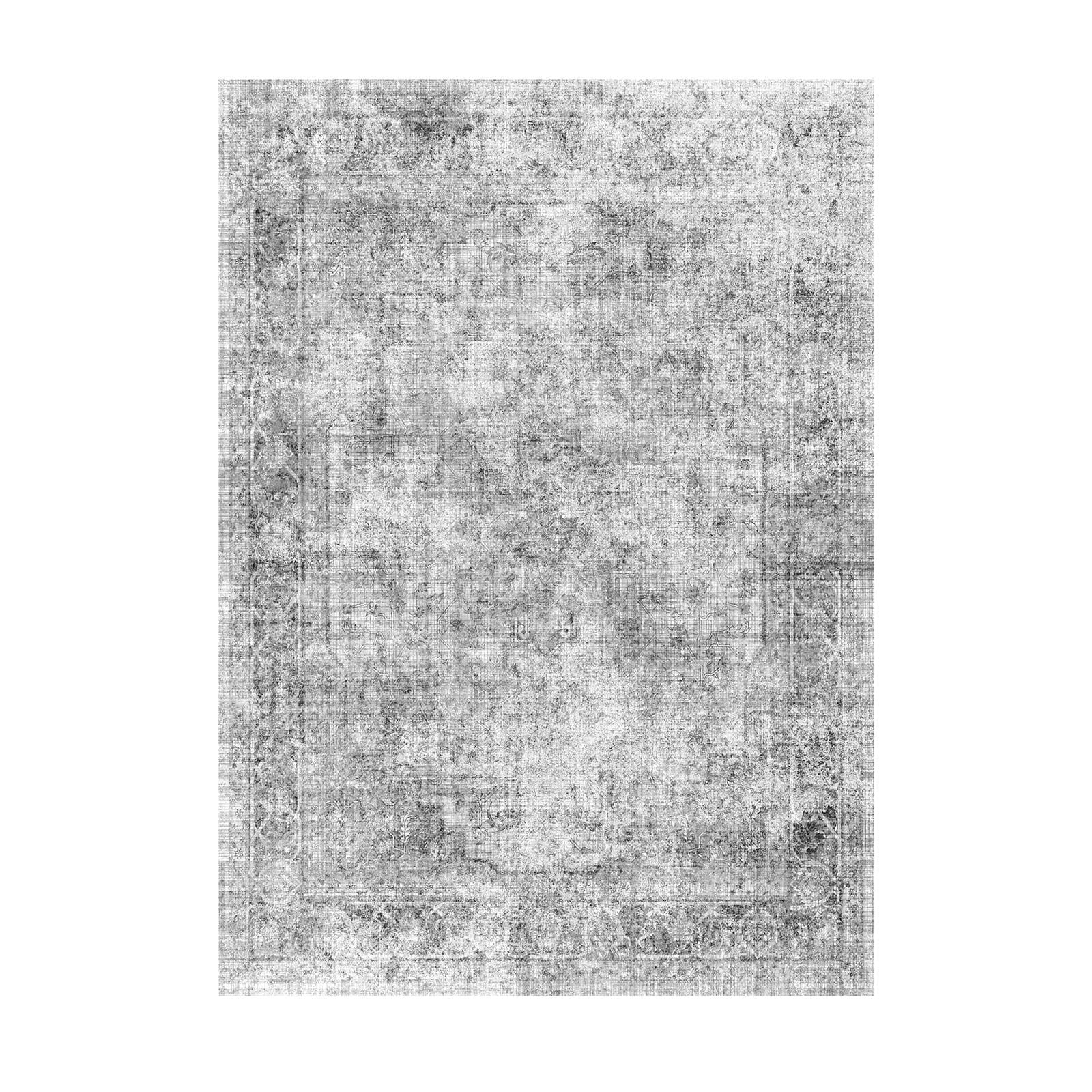 Area Rug, 6 x 9 ft Large Washable Boho Rug, Non-Slip and Tear-Resistant ...
