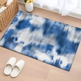 Area Rug Abstract Blue Gradient Art Soft Rectangle Area Rugs Washable ...
