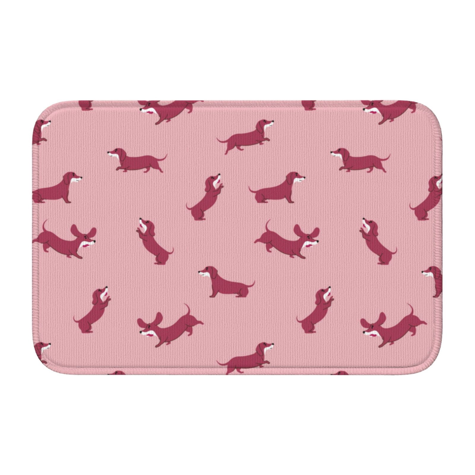 Area Rug Door Mat Indoor Outside Entrance, Dachshund Dog Puppy No.1048 ...