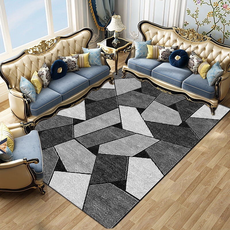 Area Rug Geometric Carpets Ethnic Living Room Large Area Rugs Home ...