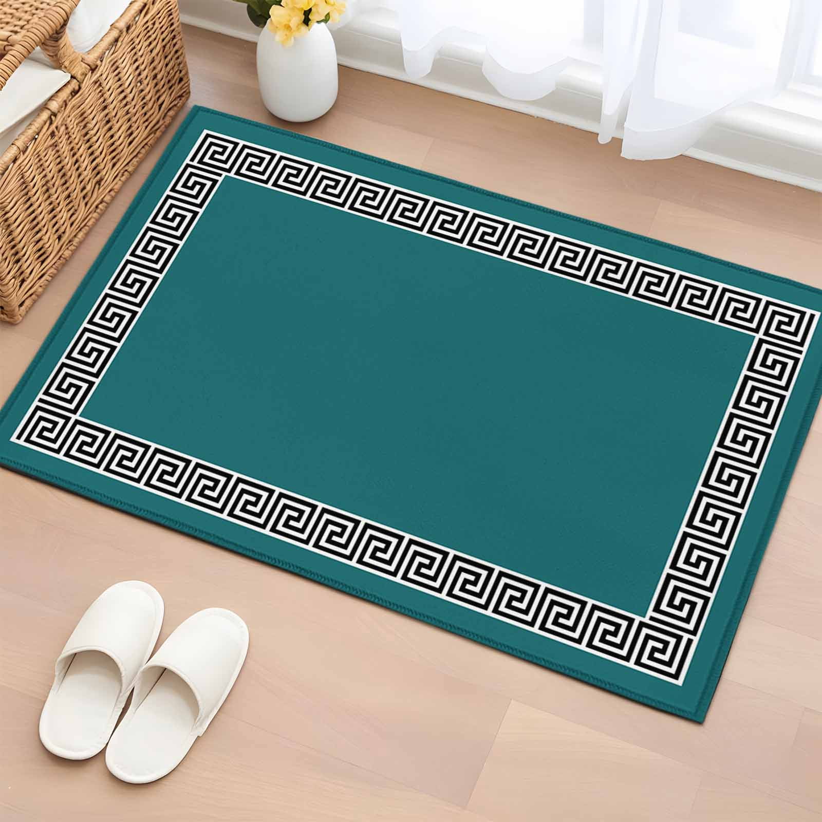Area Rug Greek Abstract Inspired Key Pattern Rectangle Area Rugs ...