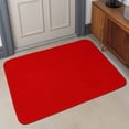 Area Rug Indoor Outdoor 47.2"x63", Christmas Red Absorbent Non Slip ...