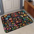 Area Rug Indoor Outdoor 47.2"x63",Colorful Cartoon Absorbent Non Slip ...