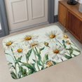 Area Rug Indoor Outdoor 47.2"x63", Spring Floral Absorbent Non Slip ...