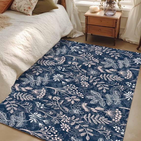 Area Rug for Living Room, Dandelion Non-Slip Indoor Large Carpet for ...