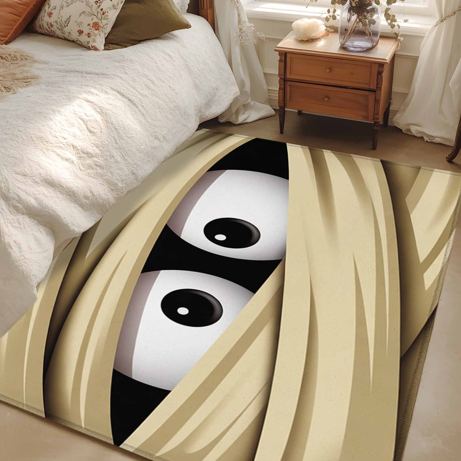 Area Rug for Living Room, Halloween Non-Slip Indoor Large Carpet for ...
