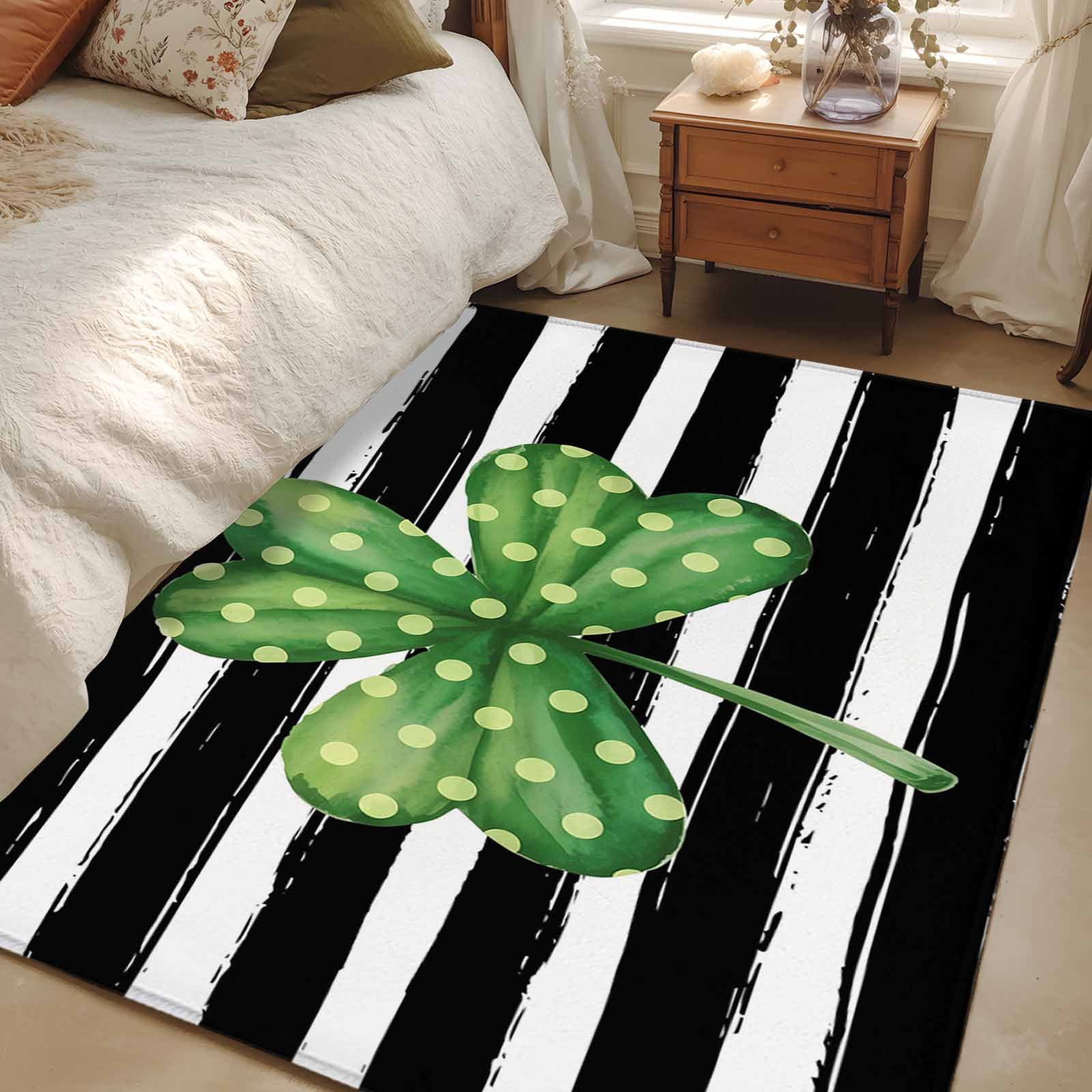 Area Rug for Living Room, St. Patrick's Day Non-Slip Indoor Large ...