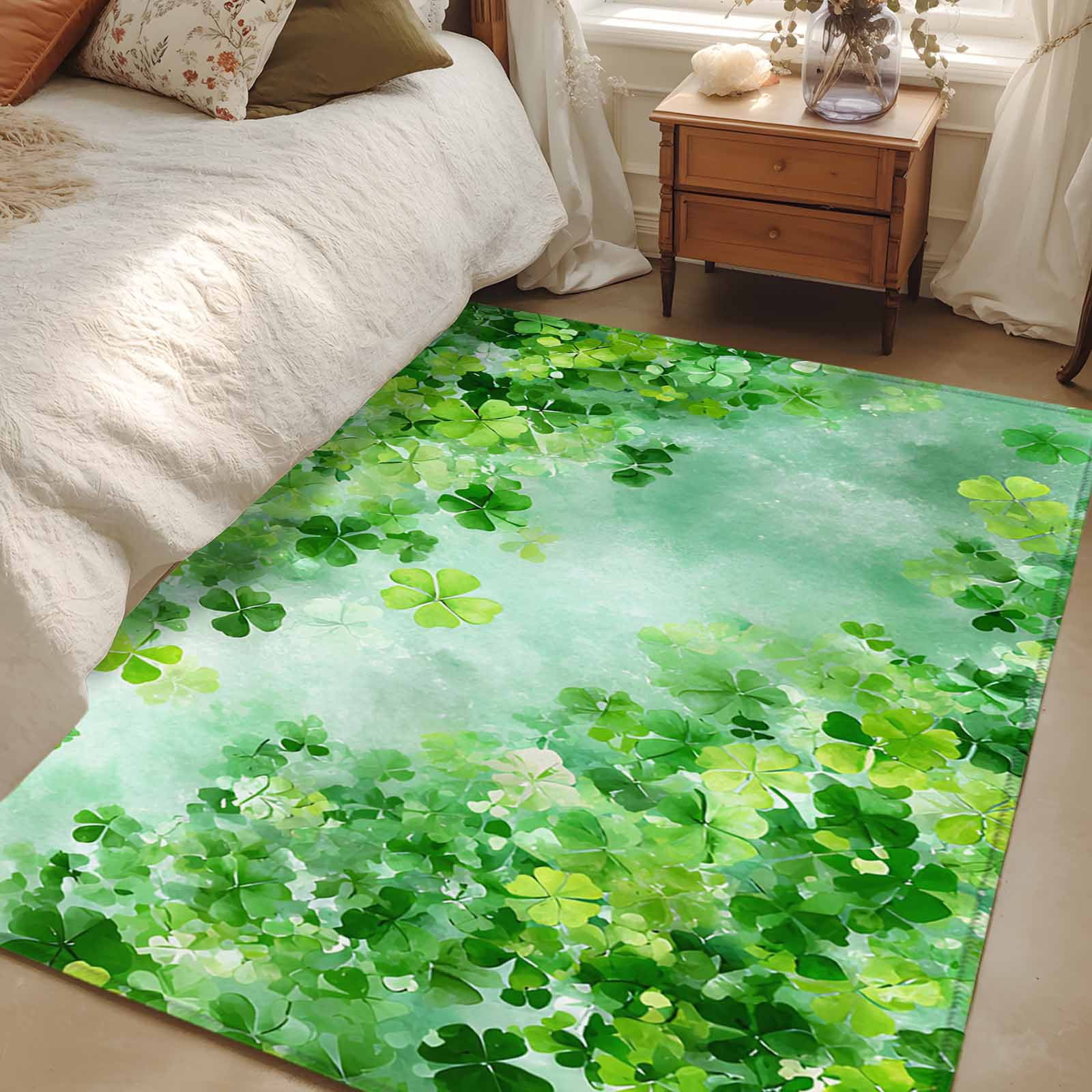Area Rug for Living Room, St. Patrick's Day Non-Slip Indoor Large ...