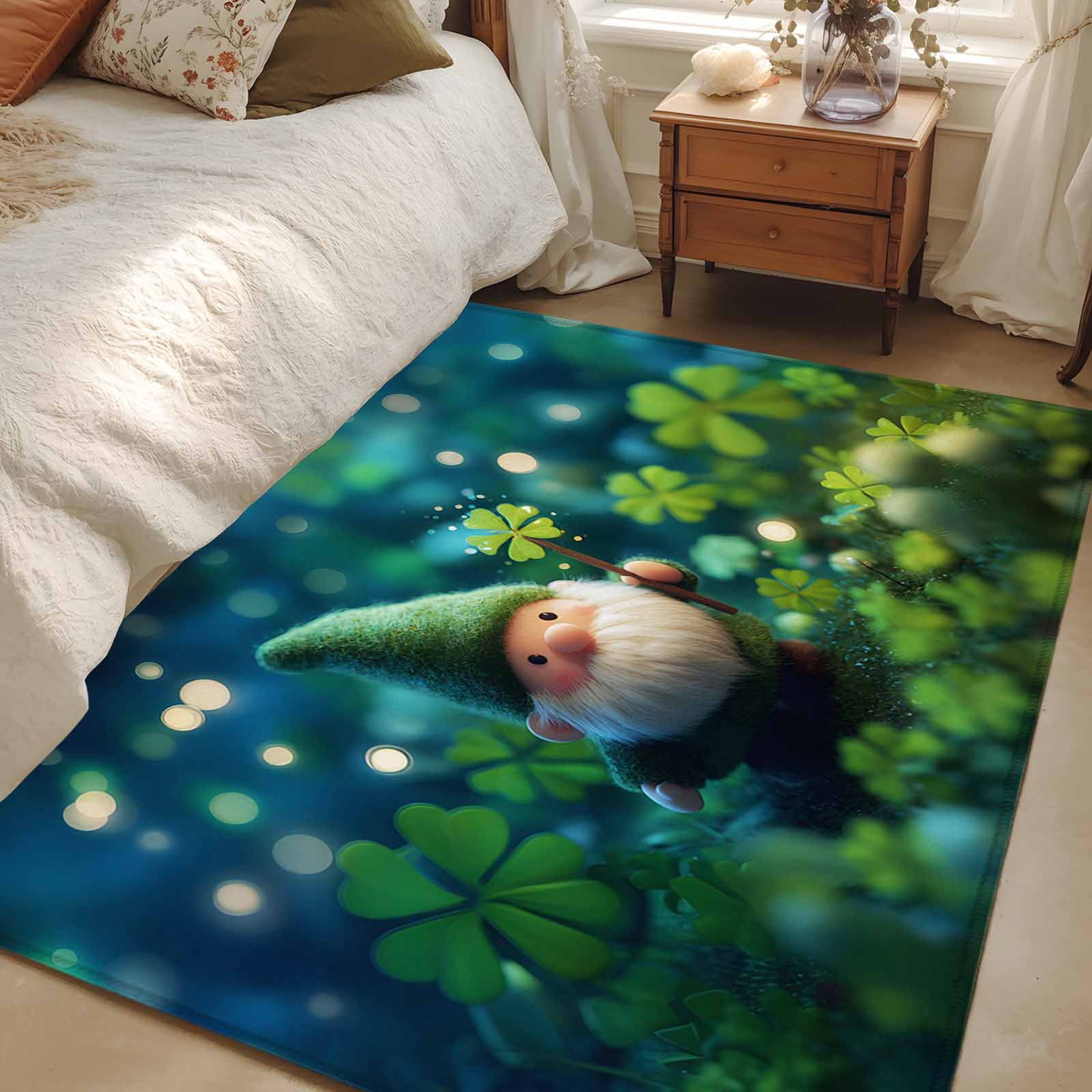 Area Rug for Living Room, St. Patrick's Day Non-Slip Indoor Large ...