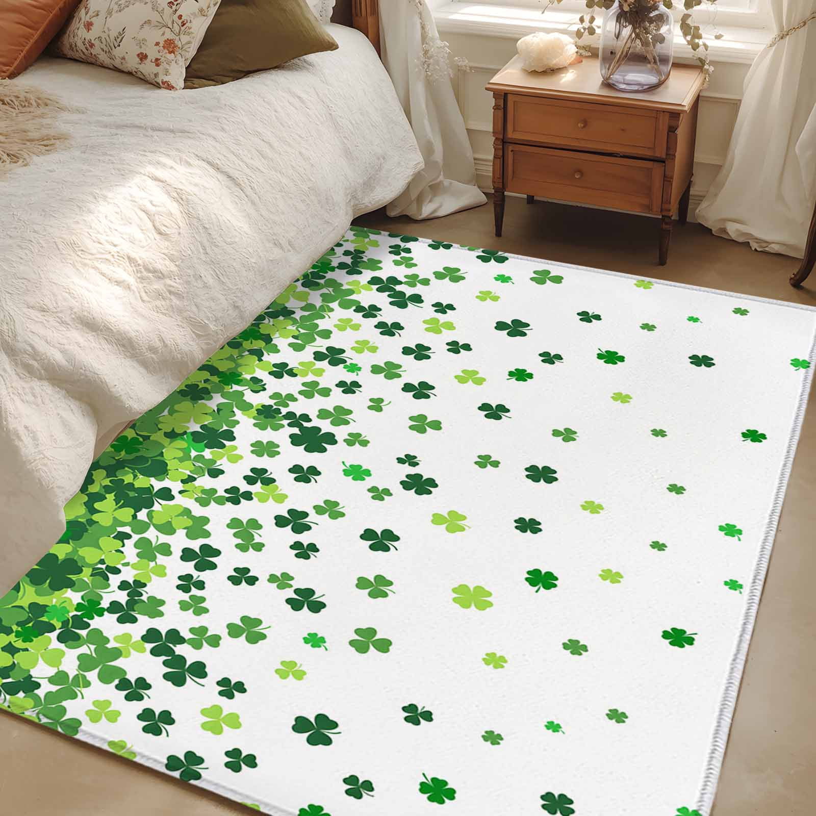 Area Rug for Living Room, St. Patrick's Day Non-Slip Indoor Large ...