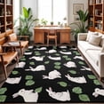 Area Rugs 2.7'x5', Cute Rabbits Carpet Runner Indoor Outdoor Rugs Home ...