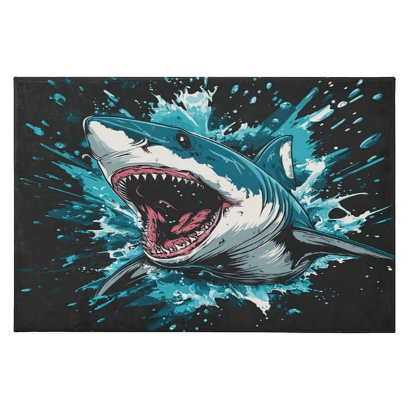 Area Rugs 23.62"x35.43" Soft Non-Slip Door Mat Machine Washable ...