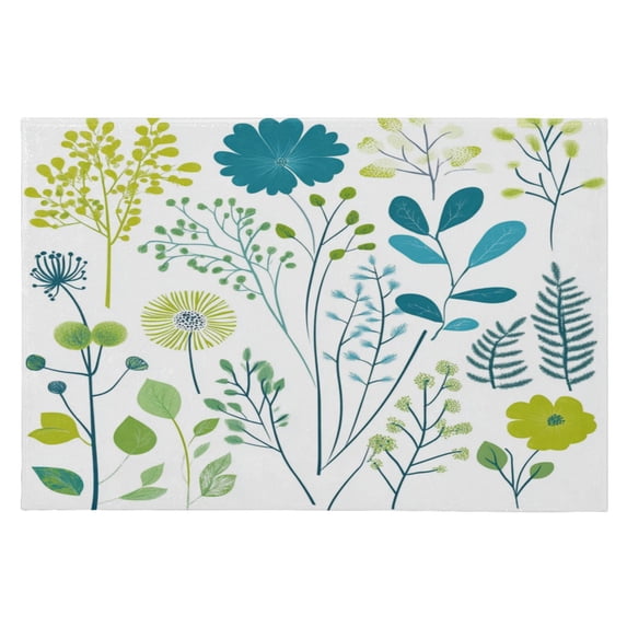 Area Rugs 23.62"x35.43" Soft Non-Slip Door Mat Machine Washable ...