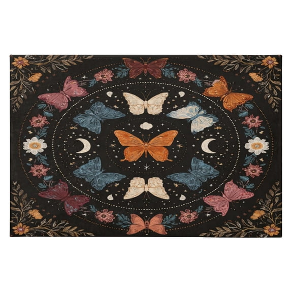 Area Rugs 23.62"x35.43" Soft Non-Slip Door Mat Machine Washable ...
