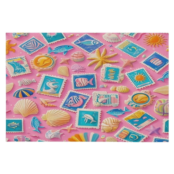 Area Rugs 23.62"x35.43" Soft Non-Slip Door Mat Machine Washable ...