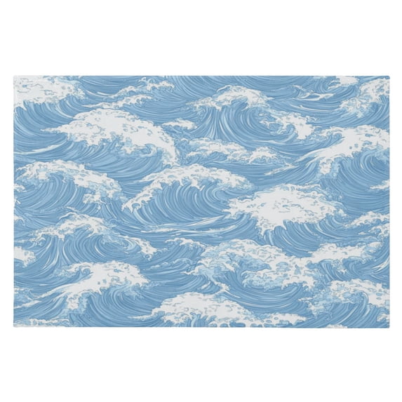 Area Rugs 23.62"x35.43" Soft Non-Slip Door Mat Machine Washable ...