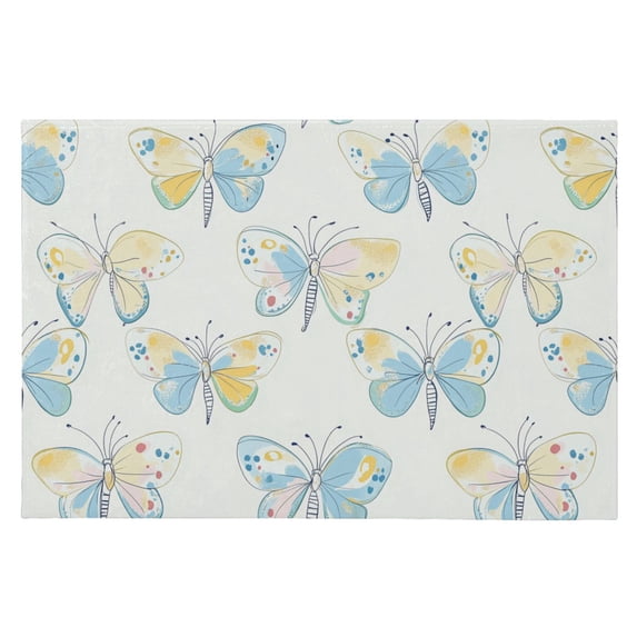 Area Rugs 23.62"x35.43" Soft Non-Slip Door Mat Machine Washable ...