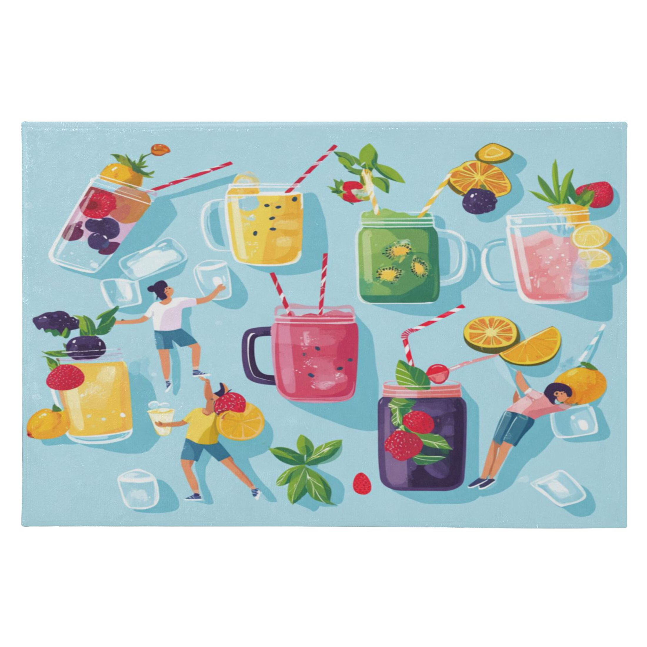 Area Rugs 23.62"x35.43" Soft Non-Slip Door Mat Machine Washable ...