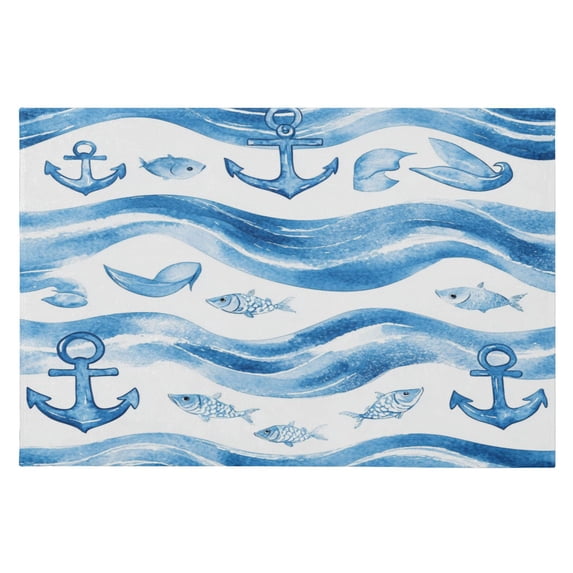 Area Rugs 23.62"x35.43" Soft Non-Slip Door Mat Machine Washable ...