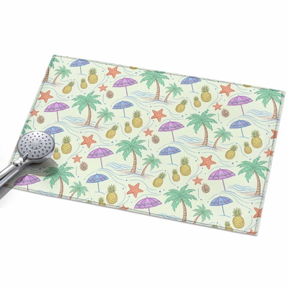 Area Rugs 2x3,Pineapple Starfish Coconut Tree Non Slip Washable Rug ...