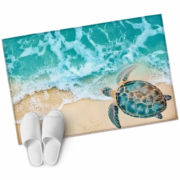 Area Rugs 2x3,Sea turtle Summer Beach Non Slip Washable Rug Indoor ...