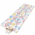Area Rugs 2x6, Cartoon Rainbow Cloud Sun Non Slip Washable Rug Indoor ...