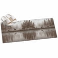 Area Rugs 2x6,Forest Elk Bird Tree Silhouette Non Slip Washable Rug ...