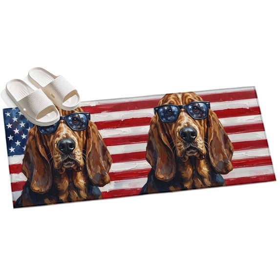 Area Rugs 2x6,Independence Day USA Flag Non Slip Washable Rug Indoor ...