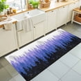Area Rugs 2x6,Landscape Black Purple Tree Shadow Non Slip Washable Rug ...