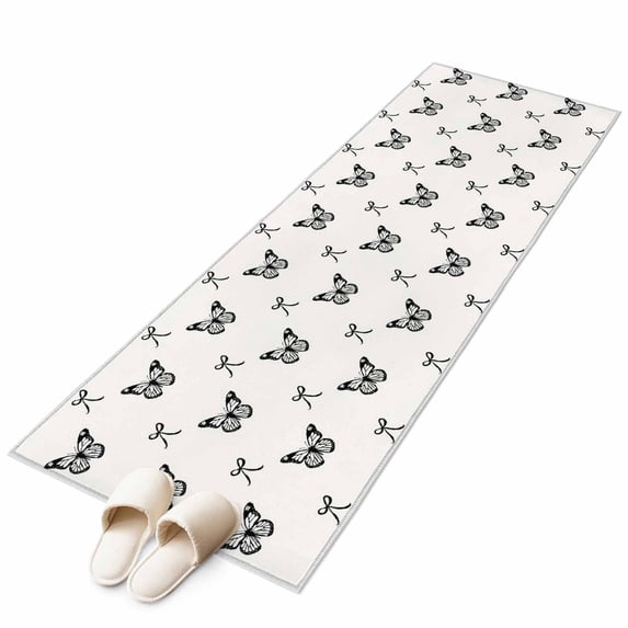 Area Rugs 2x6, Spring Animal Butterflies Non Slip Washable Rug Indoor ...