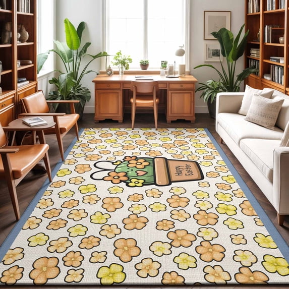 Area Rugs 3'x5', Easter Carpet Runner Indoor Outdoor Rugs Home Decor ...