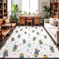 Area Rugs 3'x5', Turquoise Airplane Carpet Runner Indoor Outdoor Rugs ...