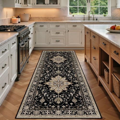 Area Rugs 3'x6' Runner Rug Non Slip Washable for Kitchen Hallway ...