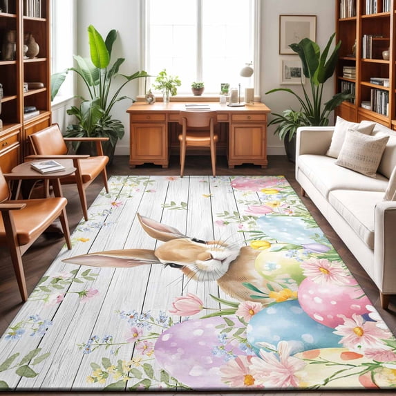 Area Rugs 4'x6'. Easter Carpet Runner Indoor Outdoor Rugs Home Decor ...