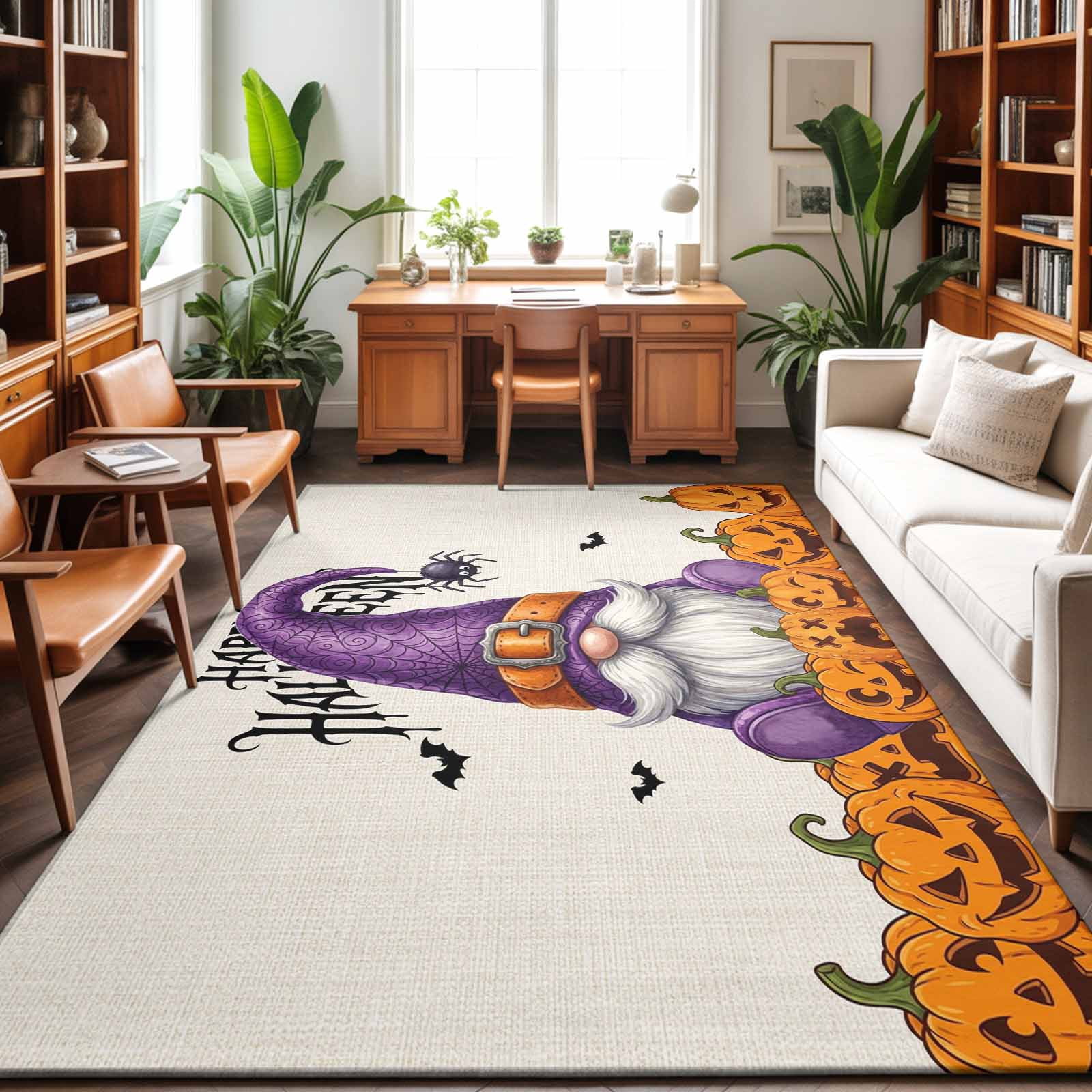 Area Rugs 5'x7', Halloween Gnomes Carpet Runner Indoor Outdoor Rugs ...