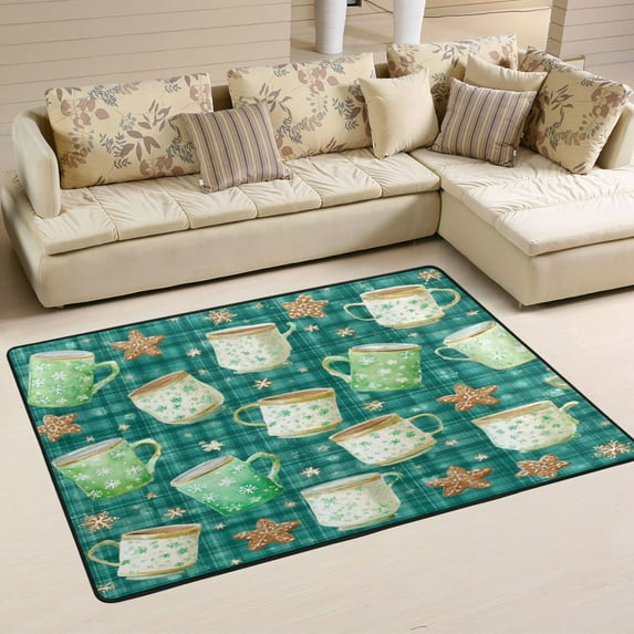 Area Rugs 72"x48" Indoor Non-Slip Wear Resistant Floor Mats Soft Large ...