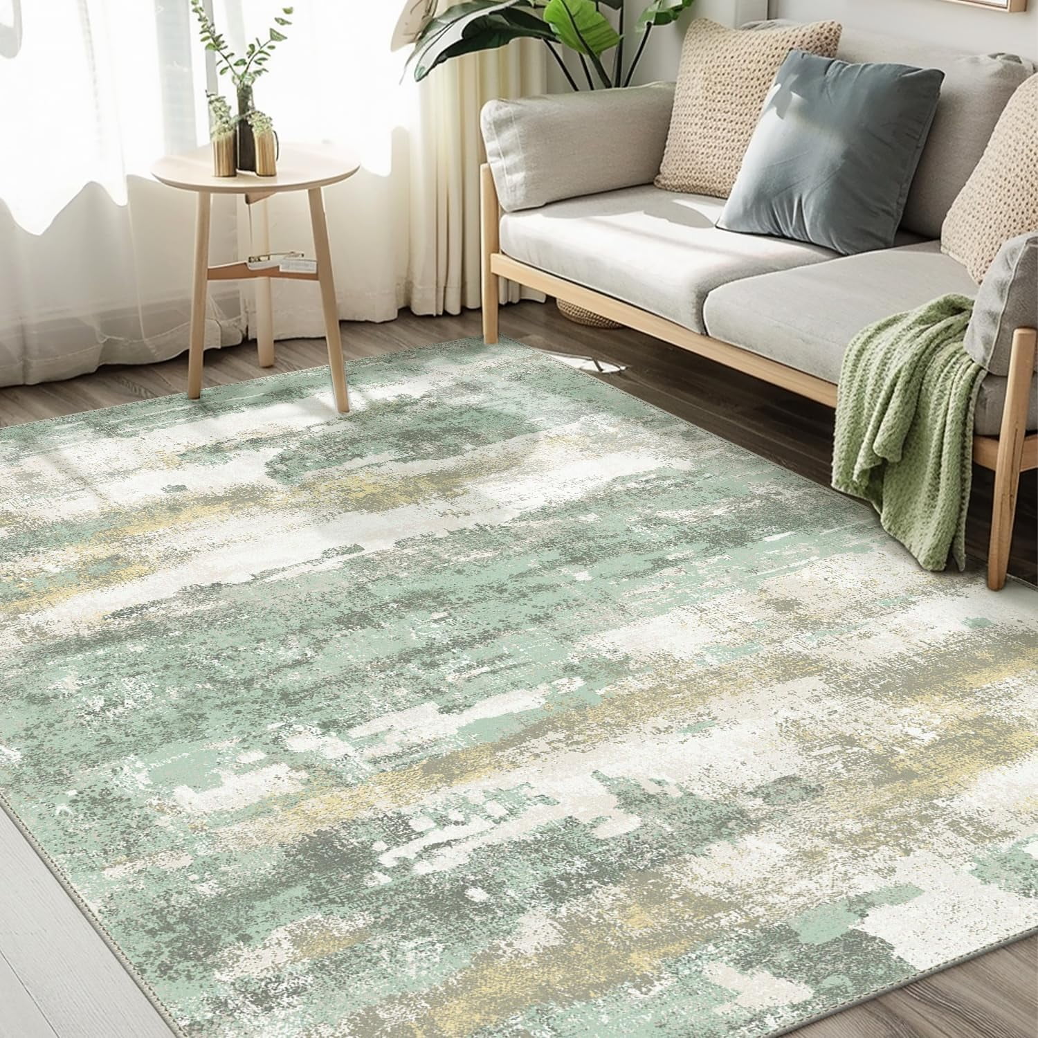 Area Rugs 8x10 Machine Washable Area Rugs for Living Room Bedroom ...