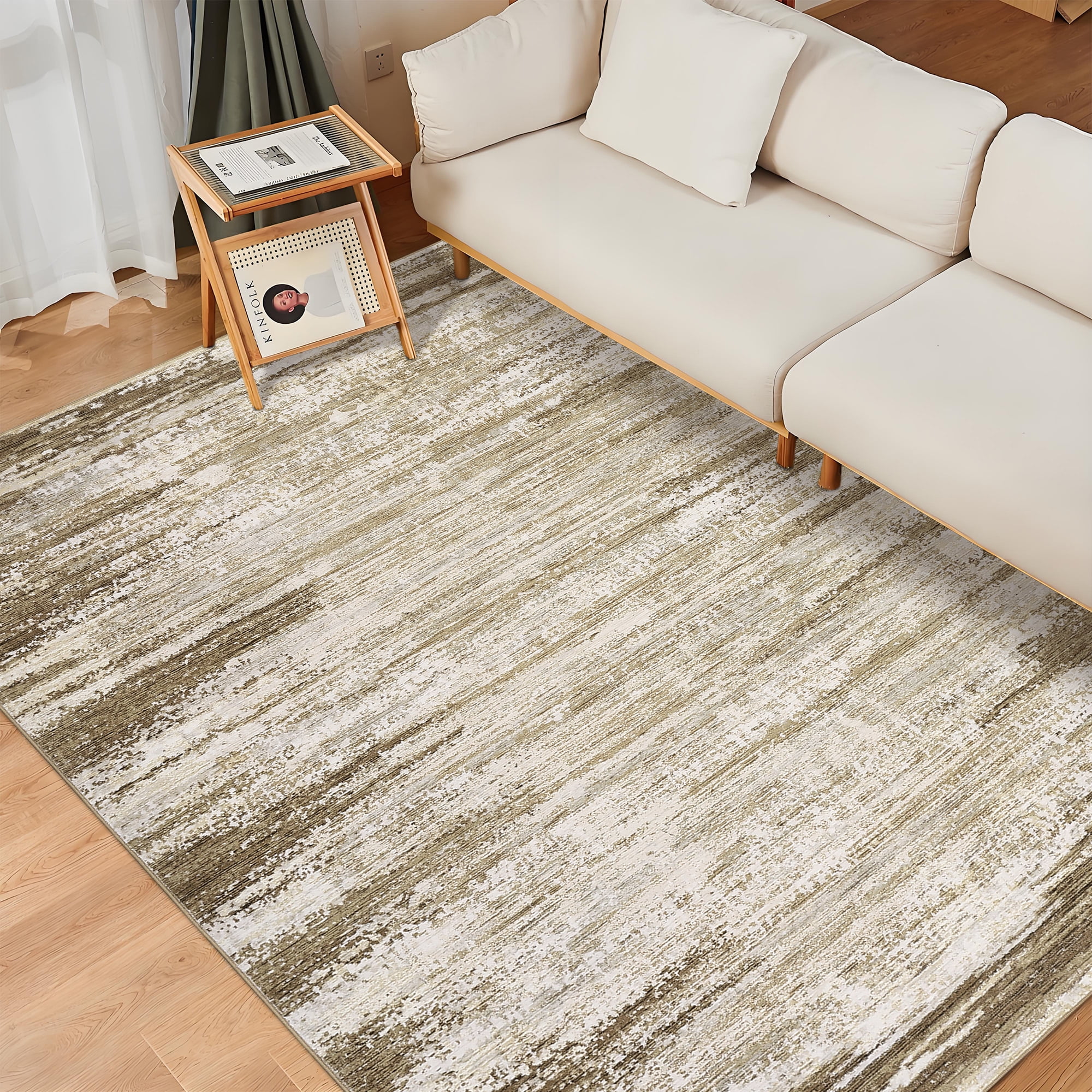 Area Rugs 9x12 Living Room Rug Modern Abstract Rug Machine Washable ...