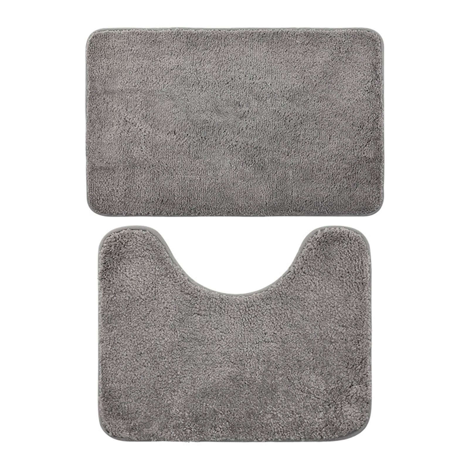 Area Rugs,Bathroom Anti Foot Mat U Shaped Toilet Floor Mat Two Piece ...
