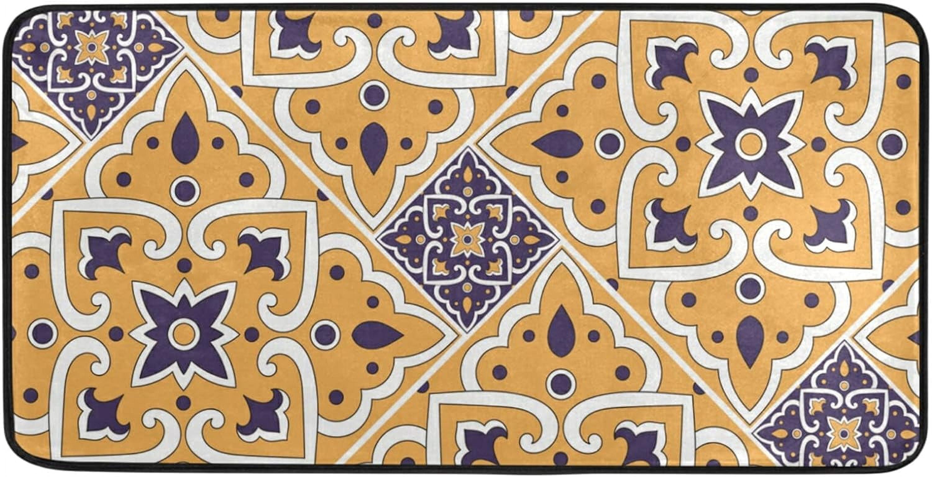 Area Rugs Carpet for Bedroom Floor Kitchen Rugs Italian Tile with ...