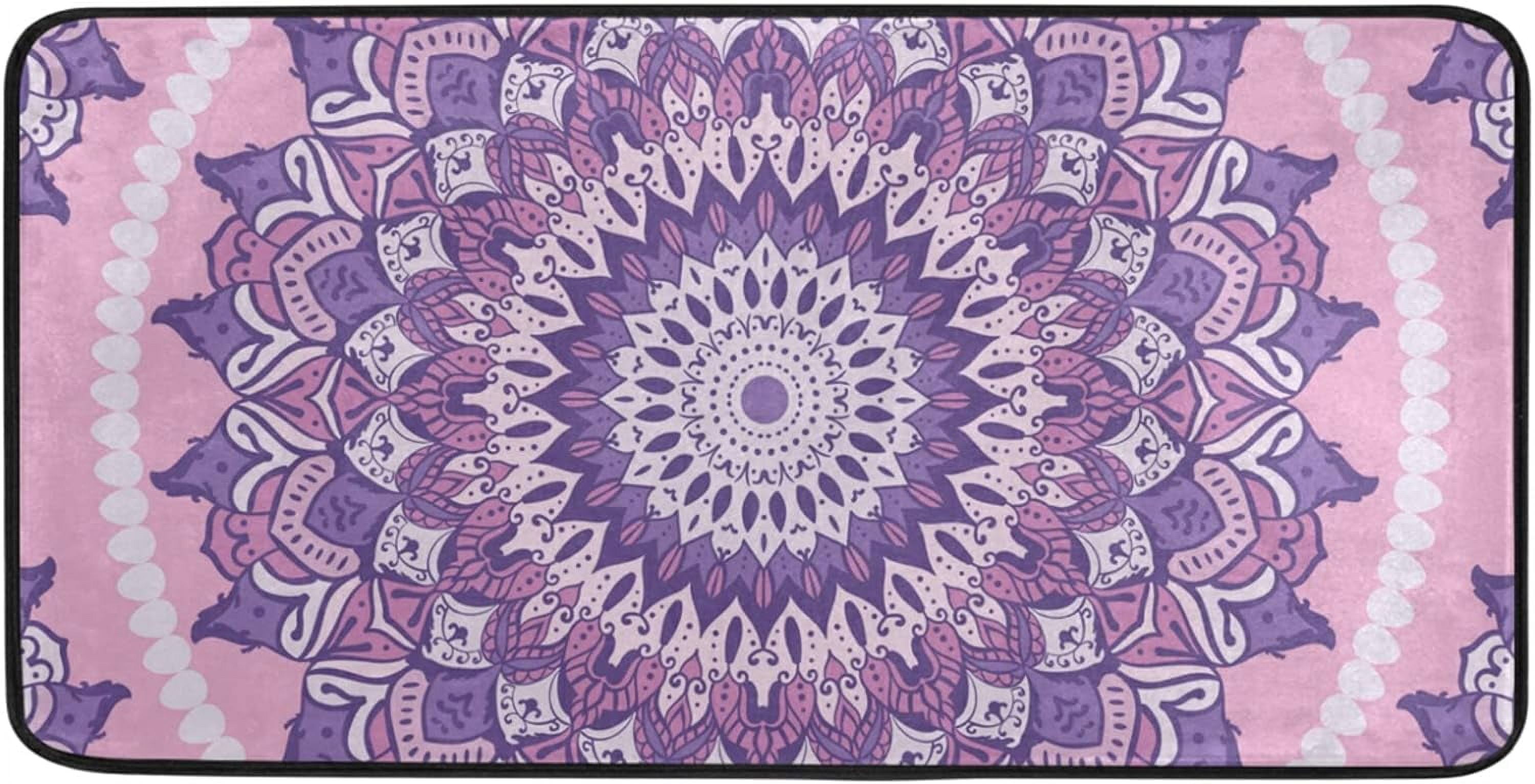 Area Rugs Carpet for Bedroom Floor Kitchen Rugs Boho Mandala Pattern ...