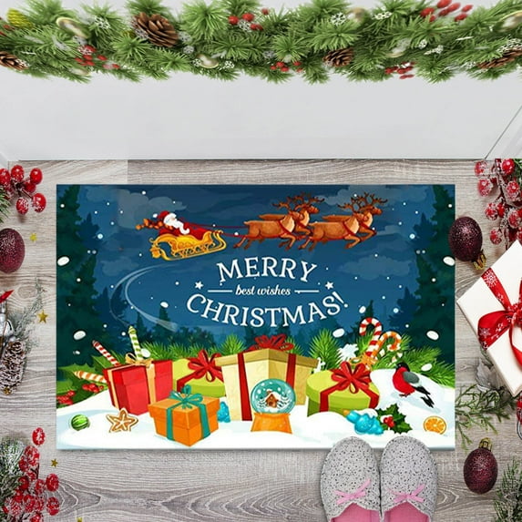 Area Rugs,Christmas Carpets Living Room Carpet Festive Holiday Mats ...