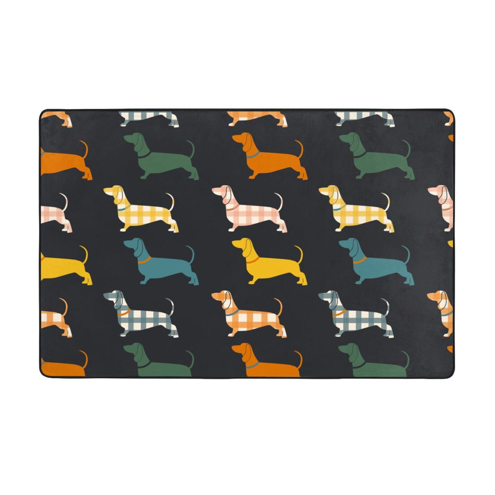 Area Rugs For Living Room Decor - Dachshund Dog Puppy No.1035 Anti Slip ...