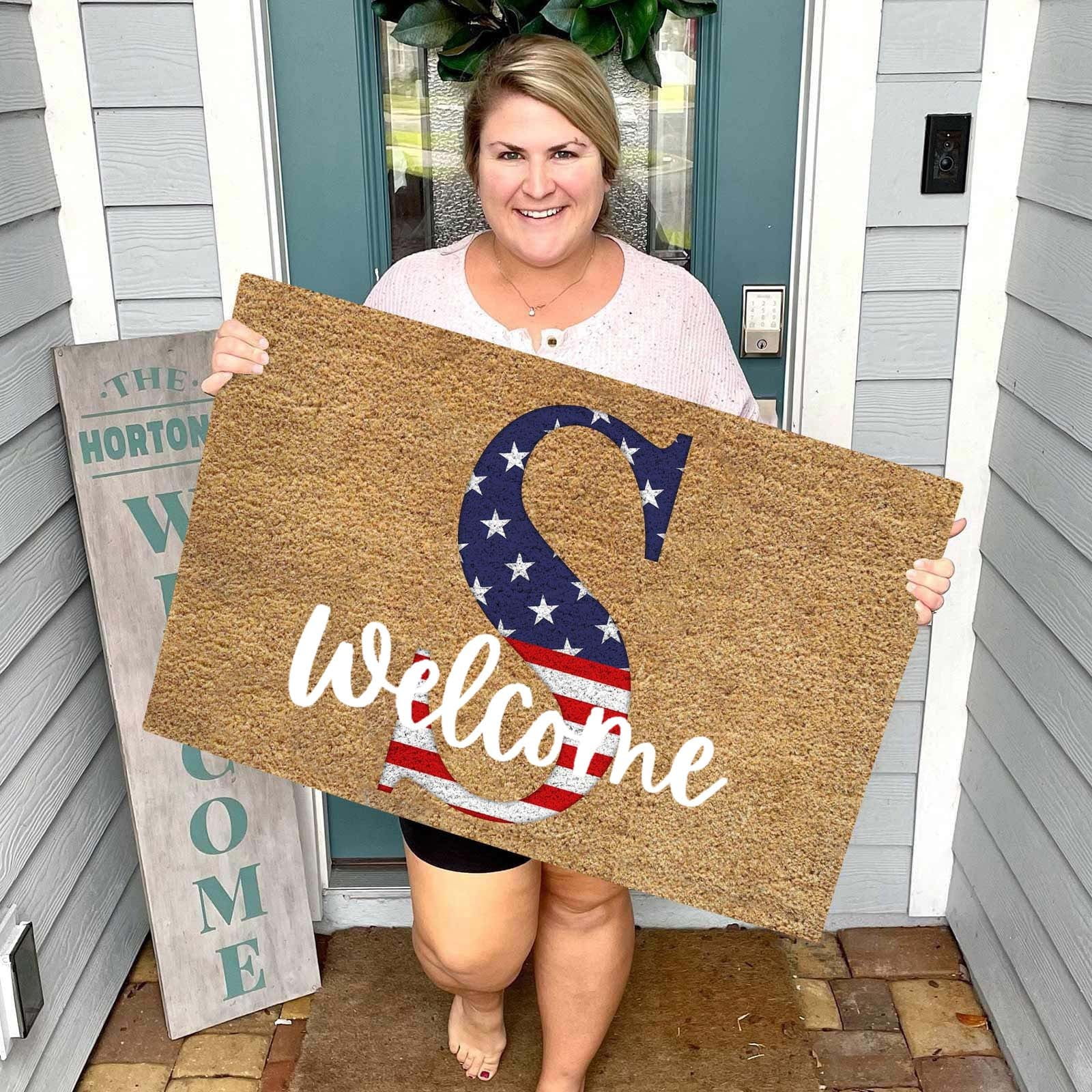 Area Rugs,Funny Cute Doormat Door Mat Welcome Friends Doormat Funny ...