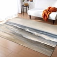 Area Rugs Indoor Non-Slip Rectangle Rug 2x3 Ft Abstract Ocean Beach ...
