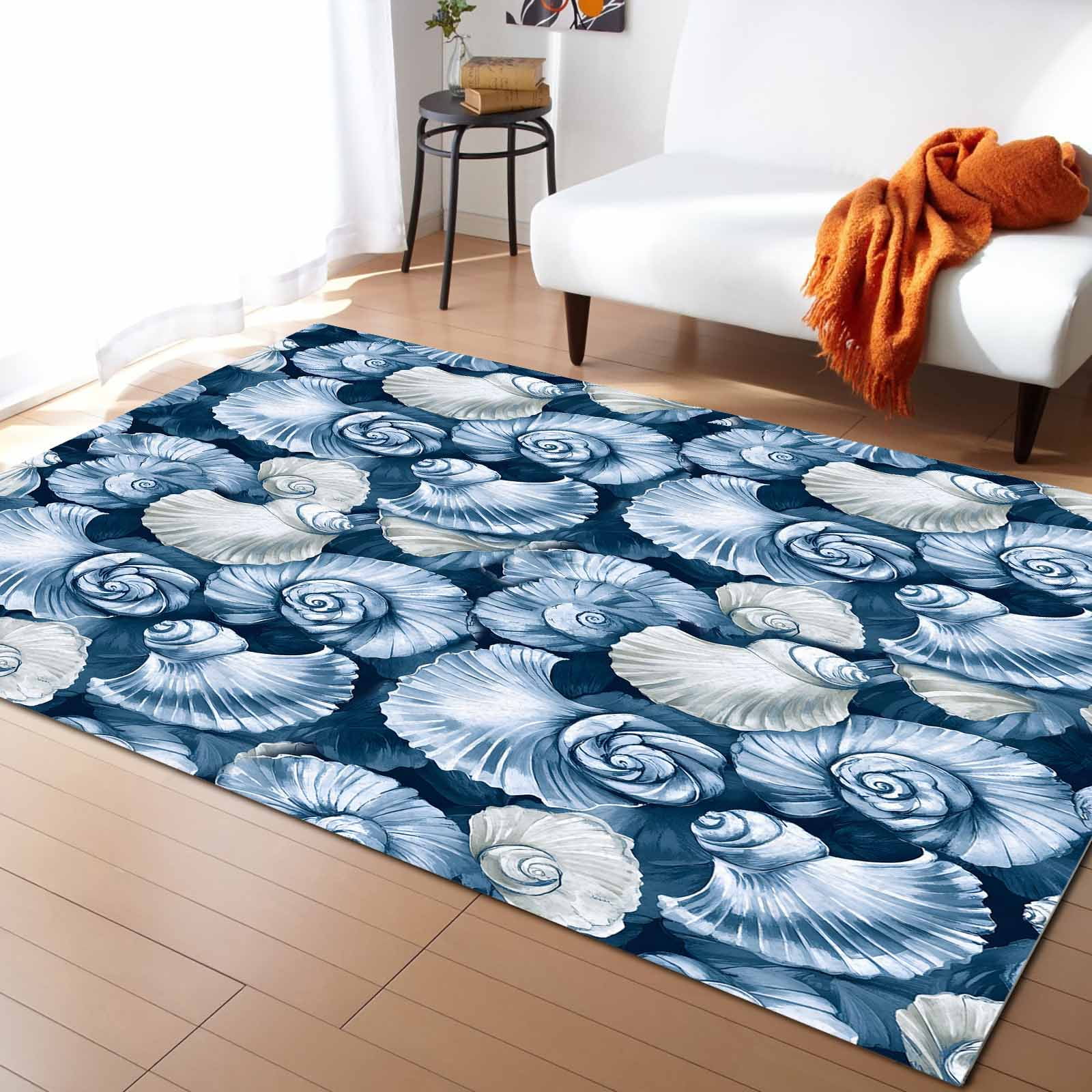 Area Rugs Indoor Non-Slip Rectangle Rug 2x3 Ft Tropical Marine Life ...