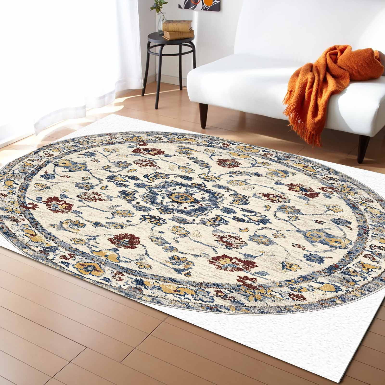 Area Rugs Indoor Non-Slip Rectangle Rug 2x3 Ft Vintage Boho Ethnic Rug ...