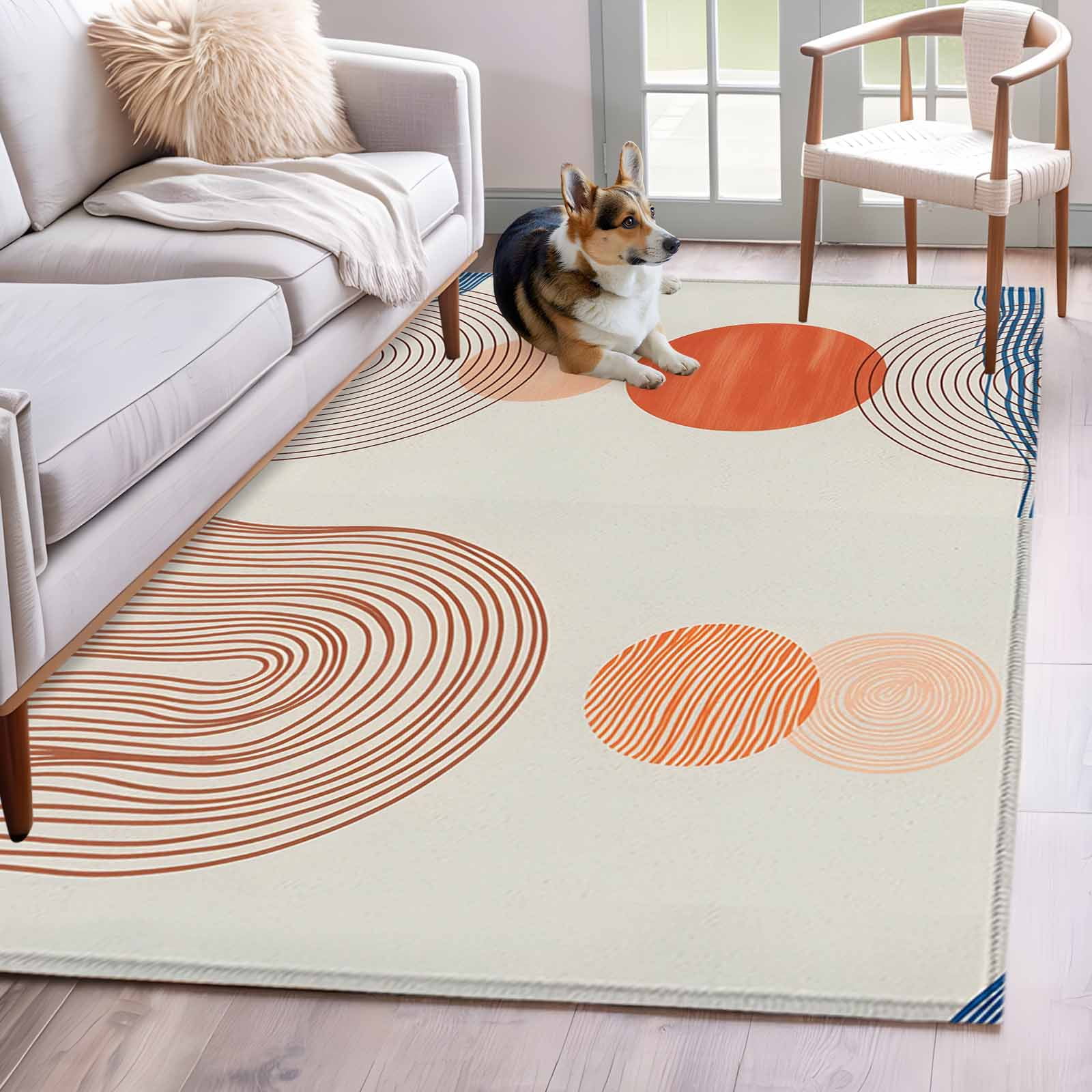 Area Rugs for Living Room 4x6 Ft, Bohemia Non Slip Area Rugs for ...