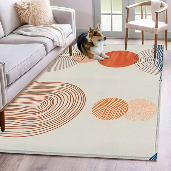 Area Rugs for Living Room 4x6 Ft, Bohemia Non Slip Area Rugs for ...